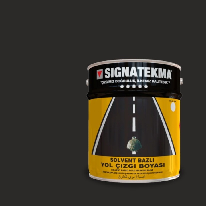 Vopsea Coloane si Borduri, Alchid, Negru "RAL 9017", 25 Kg - SIGNATEKMA ...