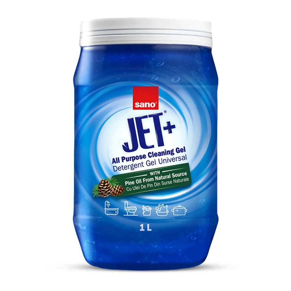 Detergent Sano Jet Gel Universal cu Ulei de Pin, 1L - eMAG.ro