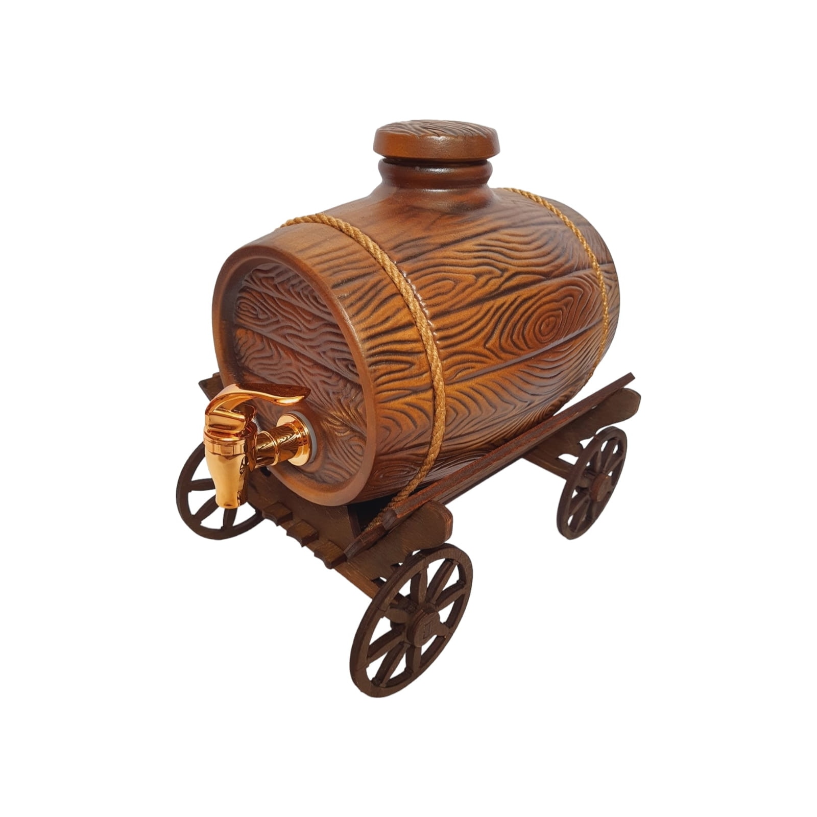 Butoi ceramica caramiziu de 3 litri - eMAG.ro