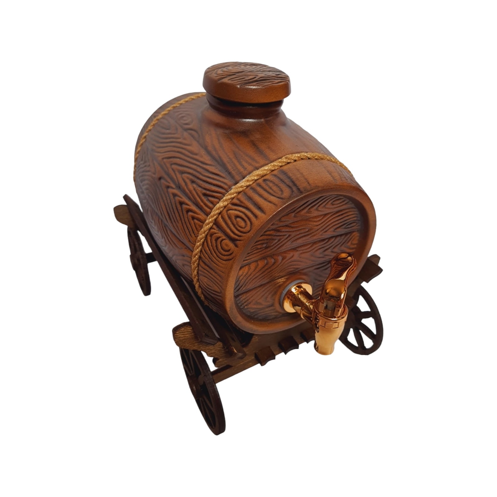 Butoi ceramica caramiziu de 3 litri - eMAG.ro