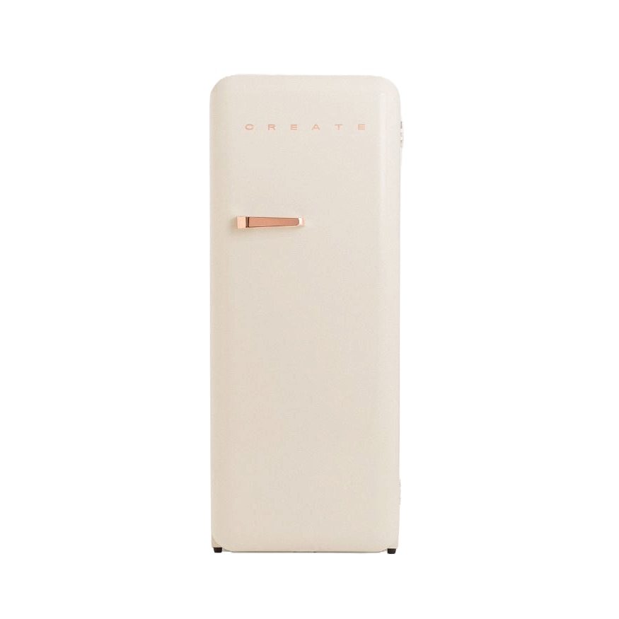 Frigider Retro CREATE, capacitate 281 litri, H 150 cm, congelator 21 ...