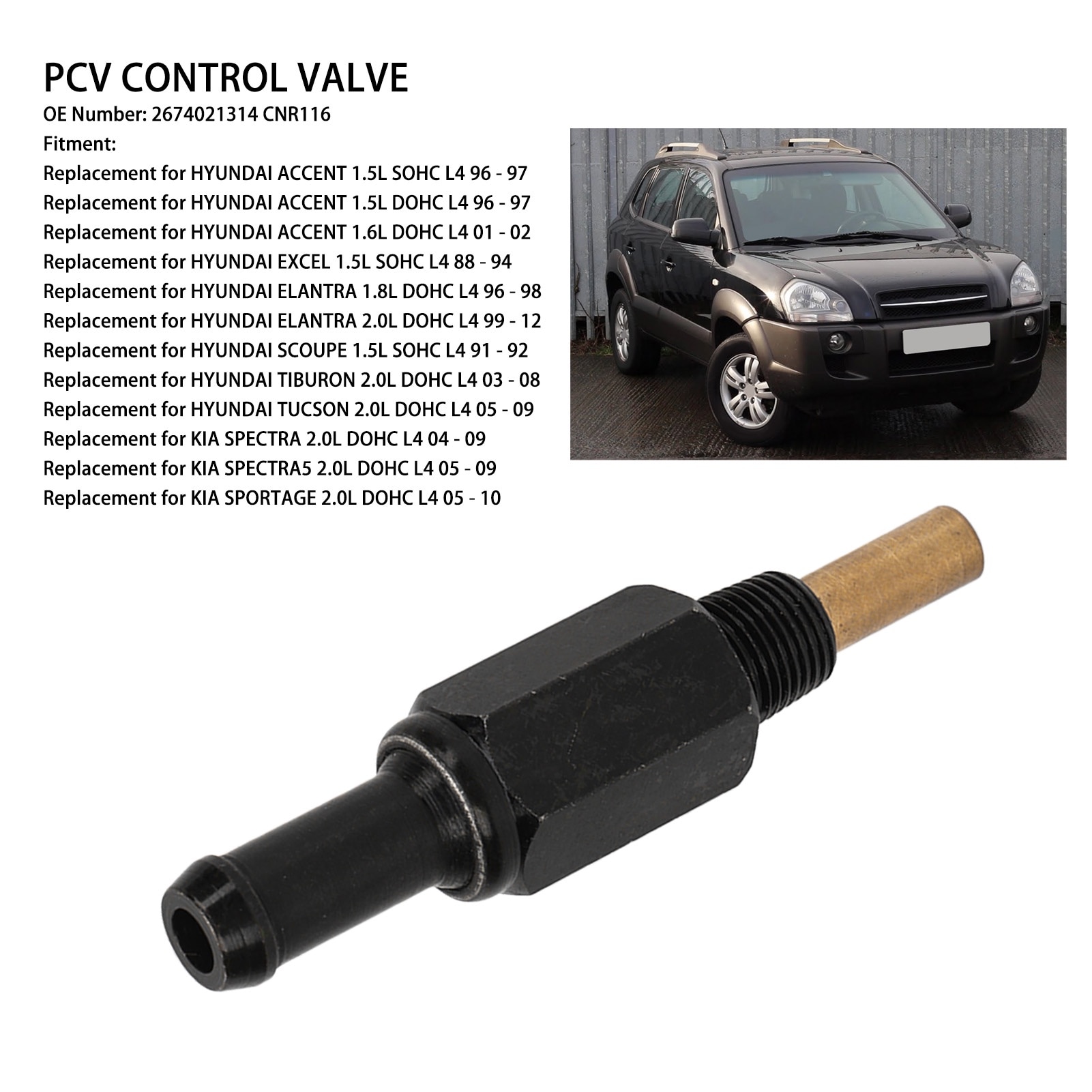 Контролен вентил PCV Tovbmup, метал, 2674021314 - eMAG.bg