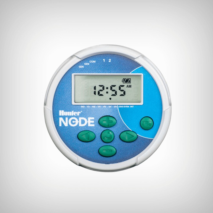 Програматор за напояване Hunter NODE 200, С батерии, 2 зони - eMAG.bg