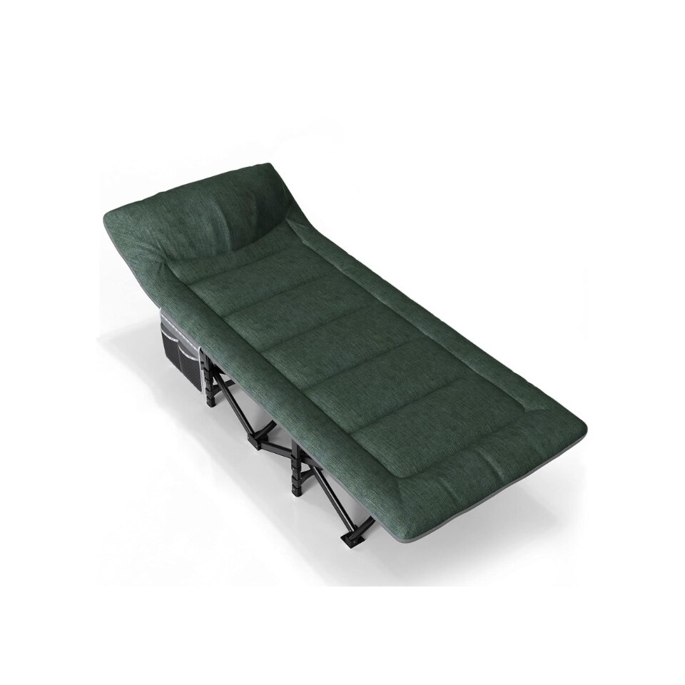 Pat de camping ATORPOK SHOP, cu perna si saltea, confortabil, cu geanta ...