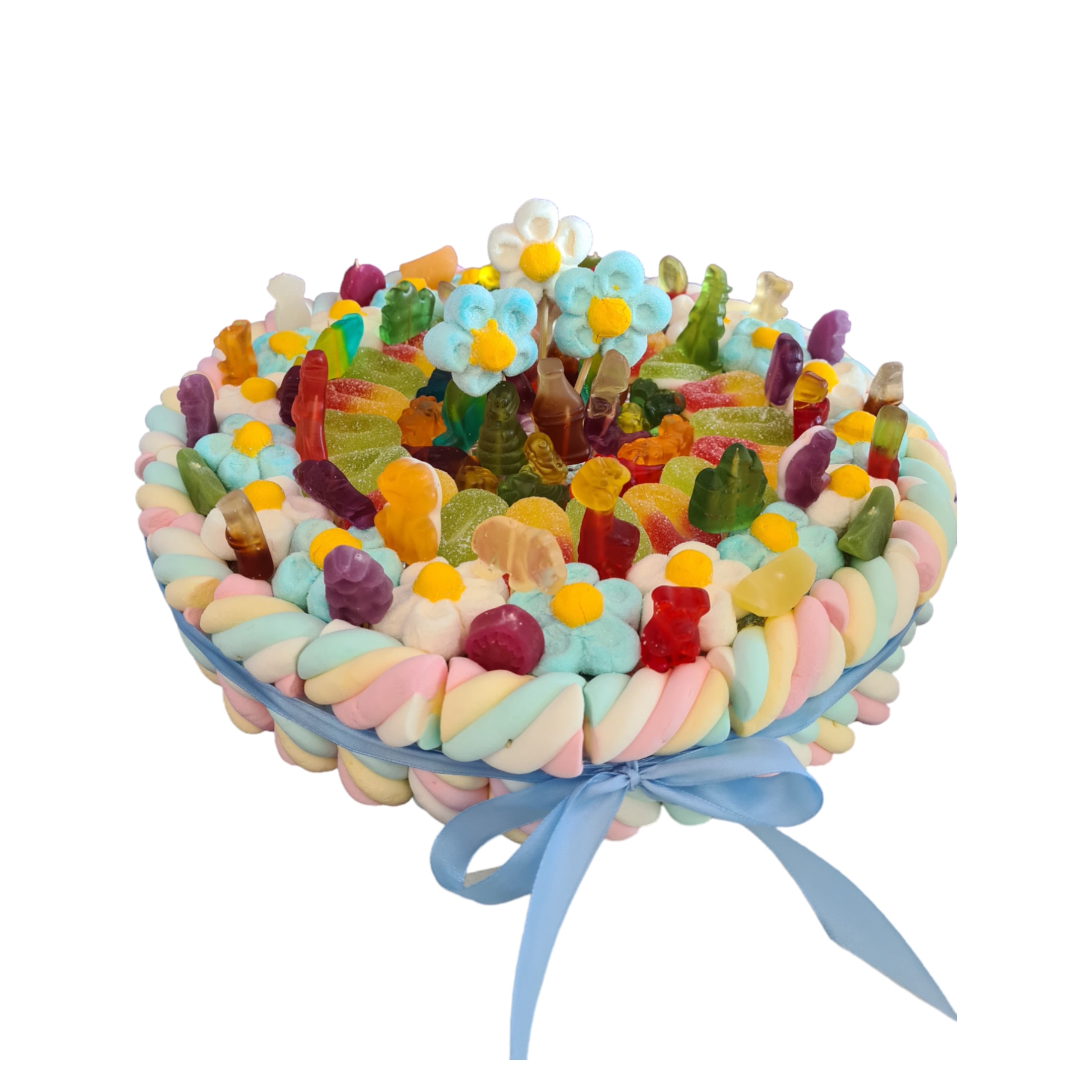 Tort din jeleuri si bezele marshmallows, 1 kg - eMAG.ro