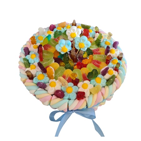 Tort din jeleuri si bezele marshmallows, 1 kg - eMAG.ro