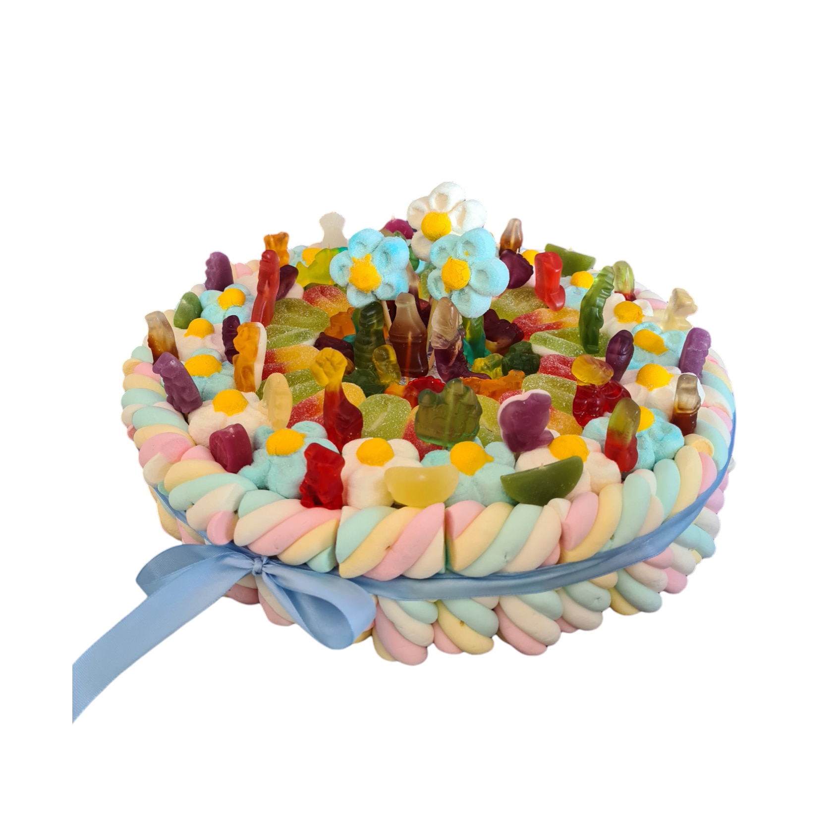 Tort din jeleuri si bezele marshmallows, 1 kg - eMAG.ro