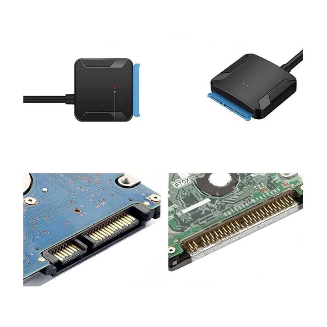 Cablu adaptor USB 3.0 la SATA, pentru HDD/SSD 2.5/3.5 inch, Ventoo ...