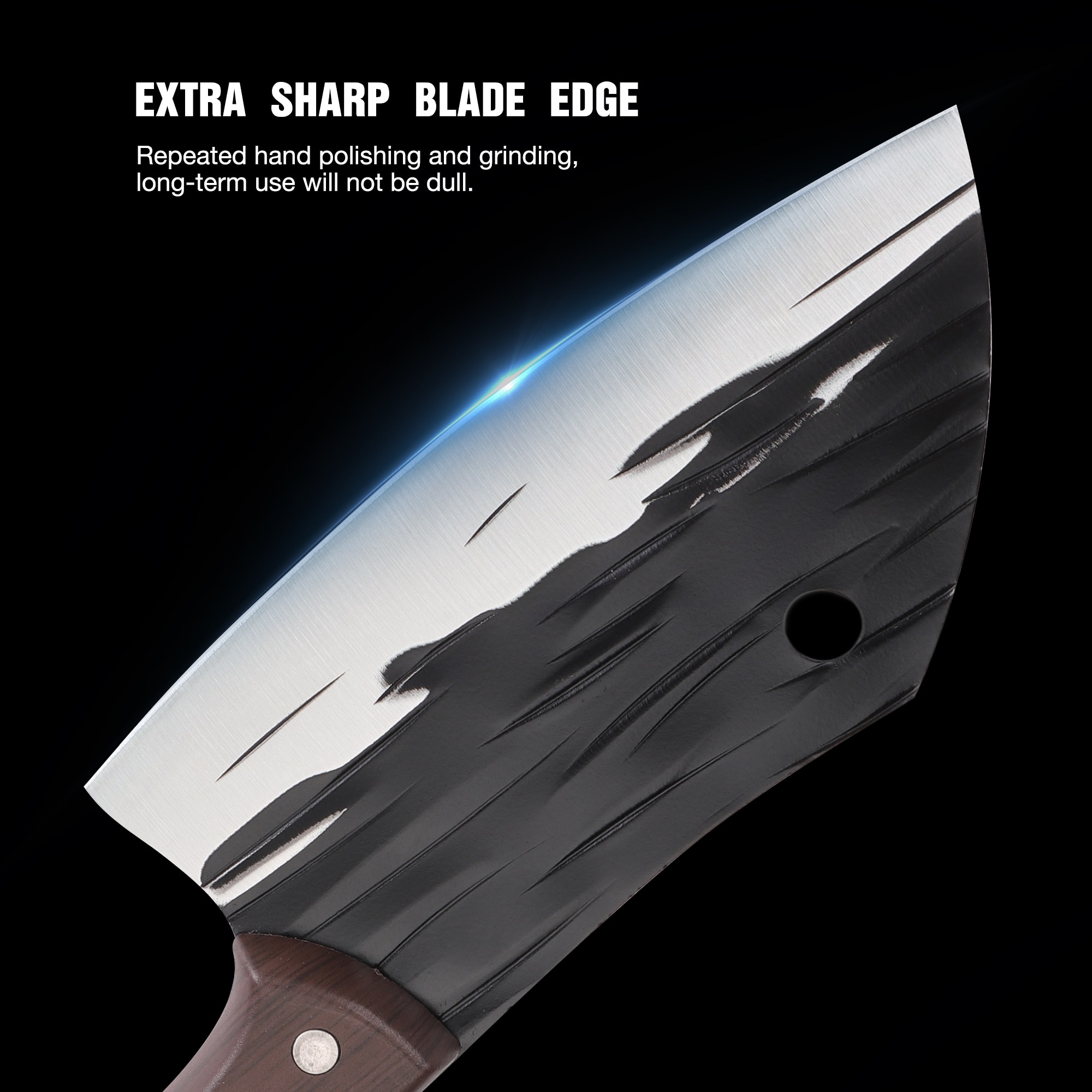 Cutit bucatar profesional TJ POP, cutit forjat manual, cutit ptr carne ...