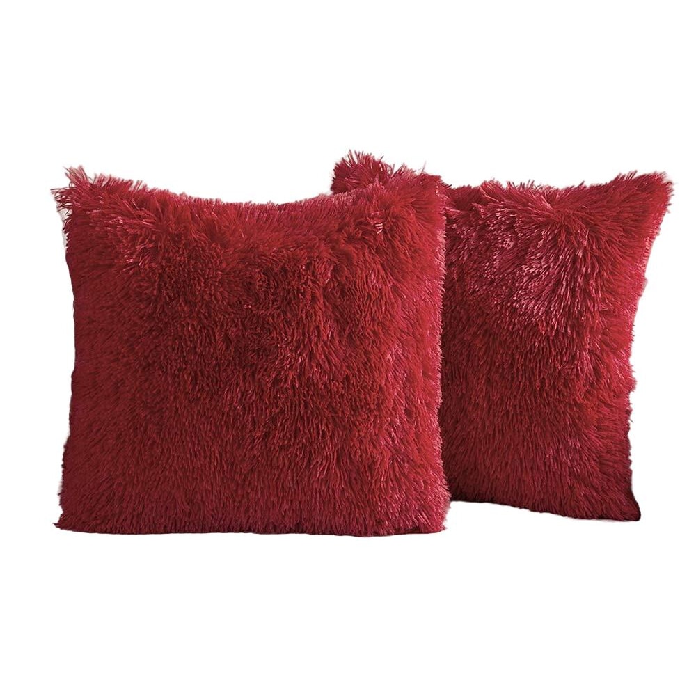 Set 2 Fete de perna, plus, rosu, 43x43cm - eMAG.ro