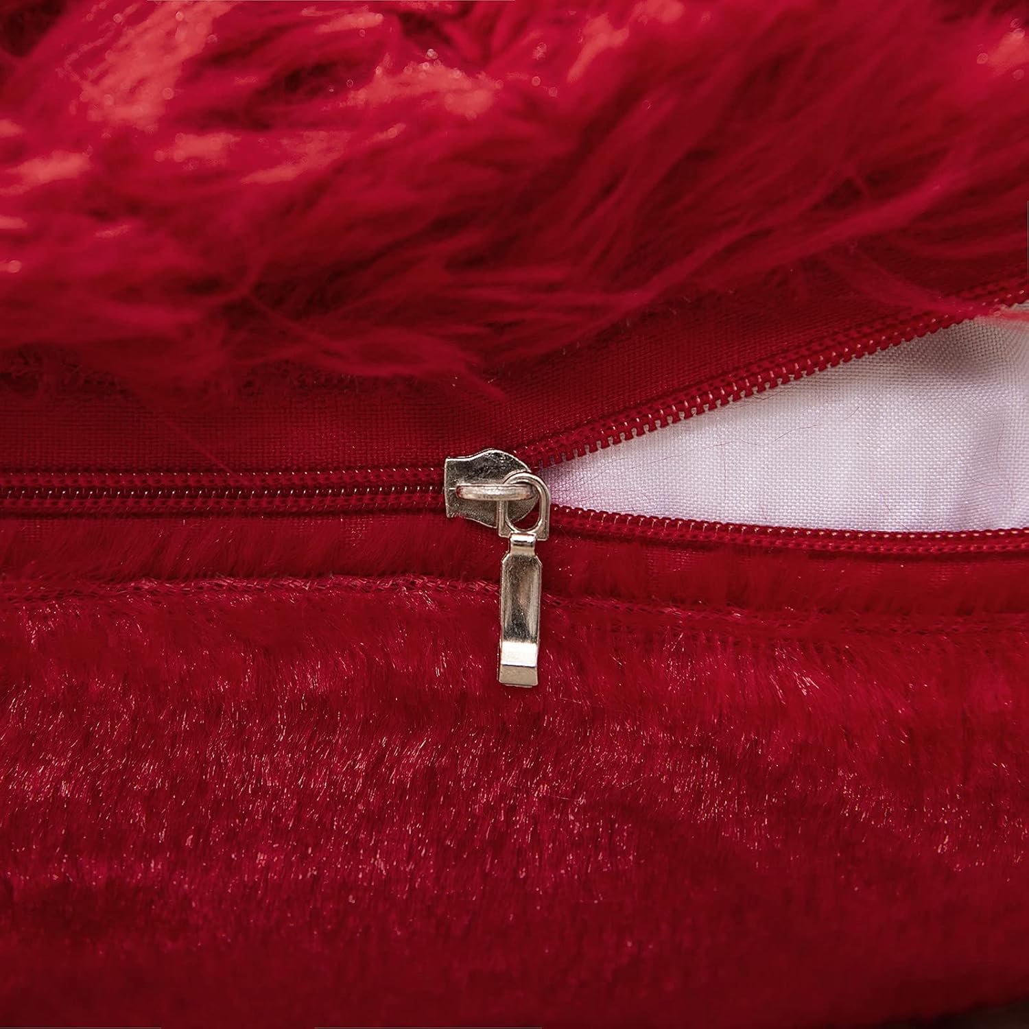 Set 2 Fete de perna, plus, rosu, 43x43cm - eMAG.ro