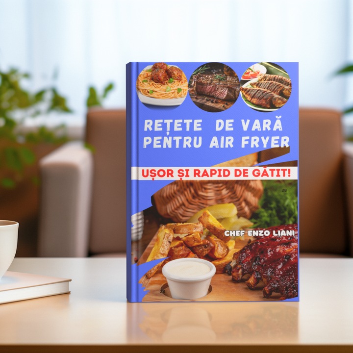Carte Retete de vara pentru Air Fryer (Friteuza cu aer cald), Enzo Liani, 2024 - eMAG.ro