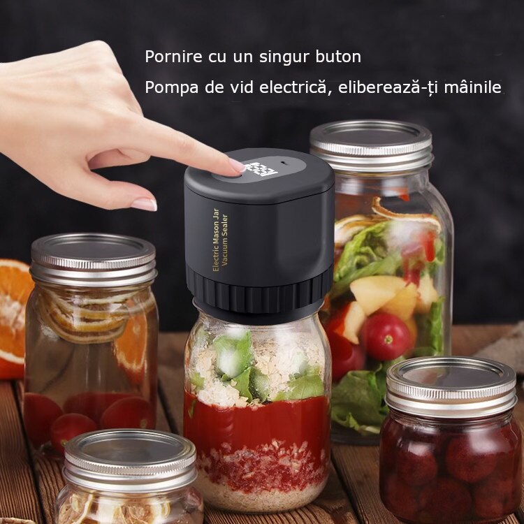 Aparat Electric de Vidat Borcane Mason, USB-C Reincarcabil, Ecran LED ...