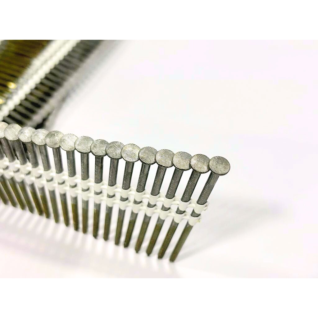 Cuie lemn in banda de plastic 2.8x65 mm - 3000 buc - inclinatie 20-21 ...