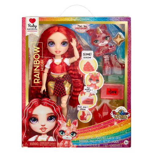 Papusa Rainbow High Classic Fashion, Ruby Anderson - eMAG.ro