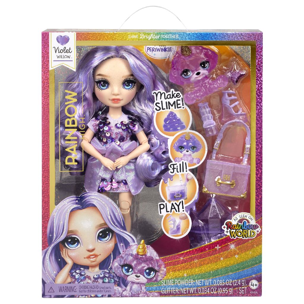 Papusa Rainbow High Classic Fashion, Violet Willow - eMAG.ro