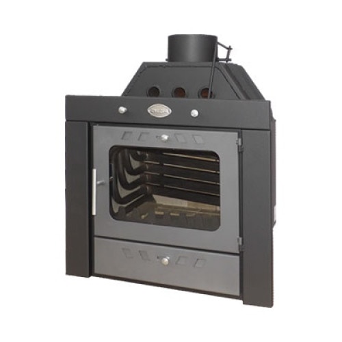 Termosemineu incorporabil, pe lemne, Zvezda Camera B10 VR, 16.4 KW, din ...