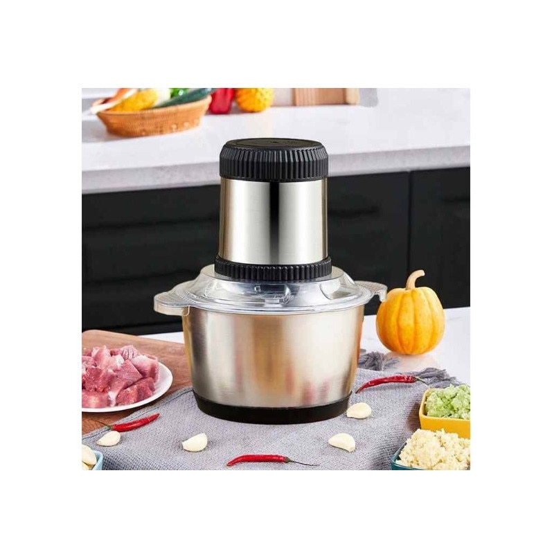 Tocator Electric si Masina de Tocat Carne si legume cu 2 Trepte de ...