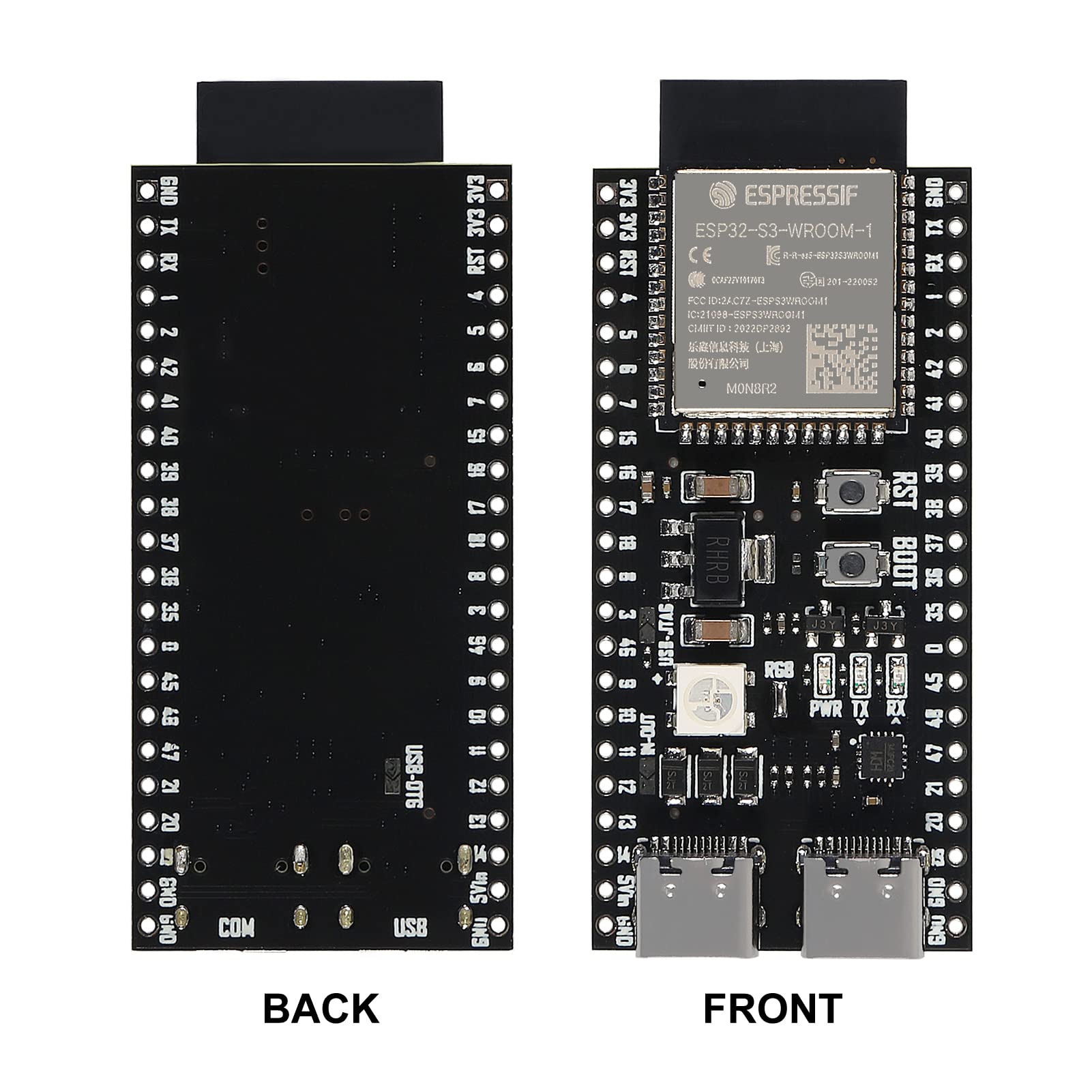 Microcontroler Esp32-S3 n16r8 dual usb-c, 42 pini - eMAG.ro
