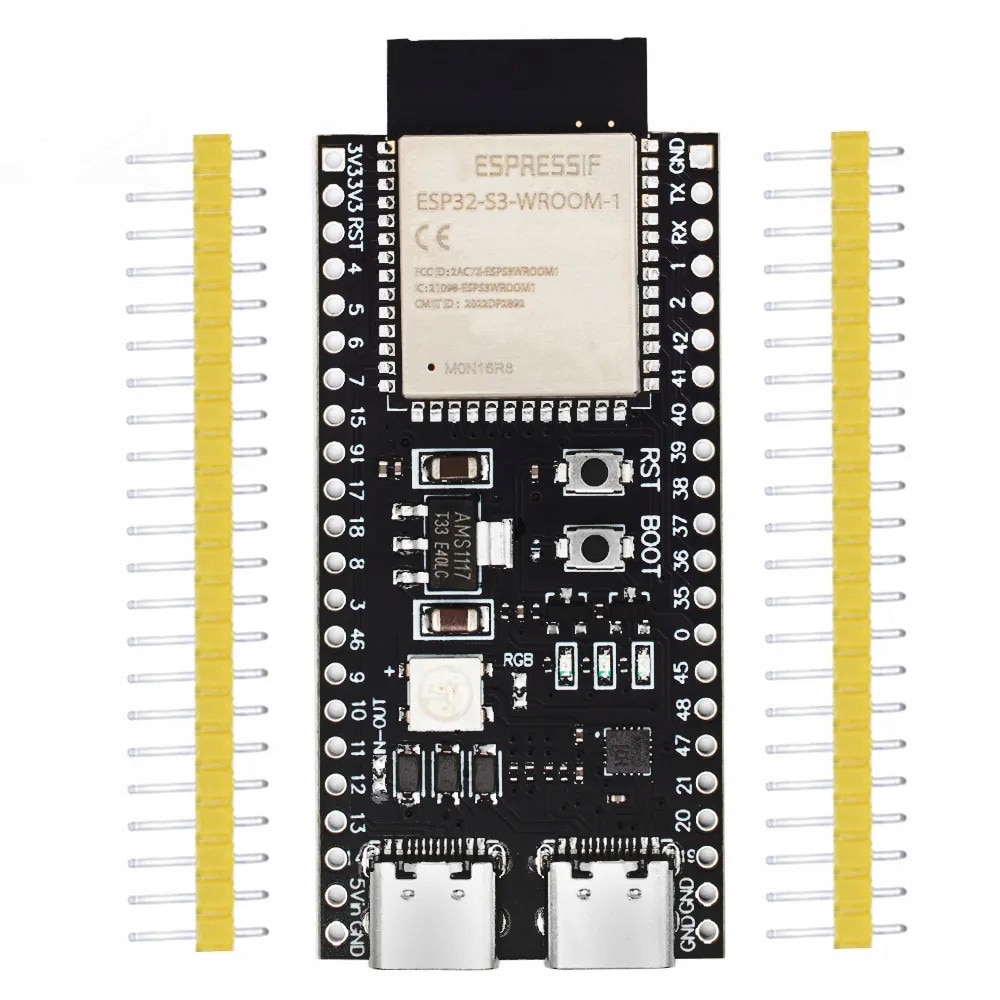 Microcontroler Esp32-S3 n16r8 dual usb-c, 42 pini - eMAG.ro