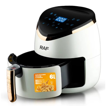 Friteuza Air Fryer RAF R.5234, Aer cald, fara ulei, Touchscreen digital ...