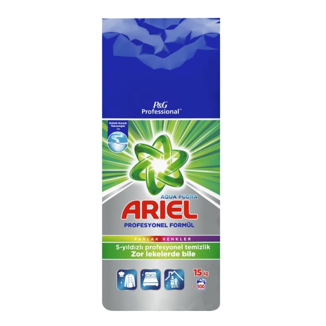 Detergent Ariel automat forumla Profesionala 100 spalari, 15 Kg - eMAG.ro
