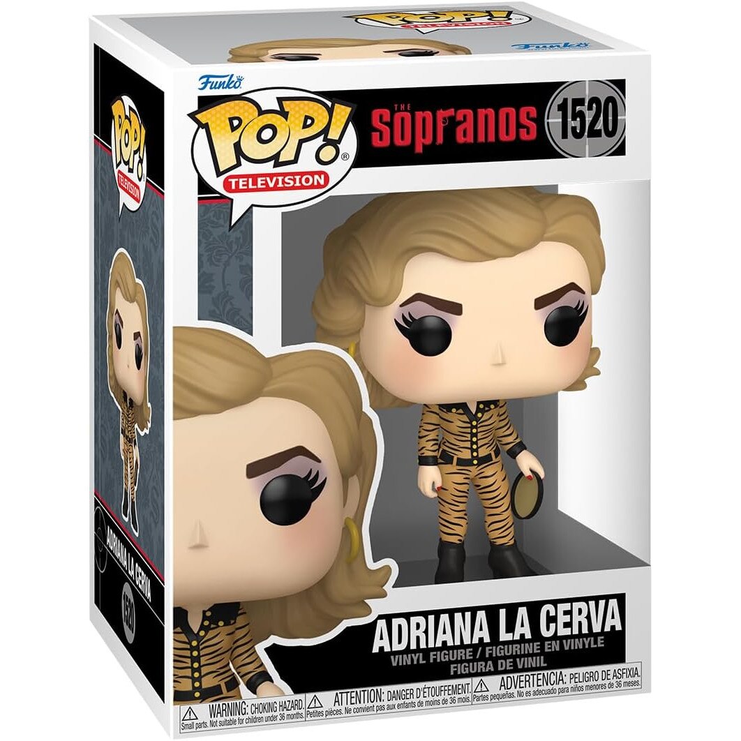 Figura - Pop! The Sopranos: Adriana La Cerva, barna, 8,5 cm - eMAG.hu