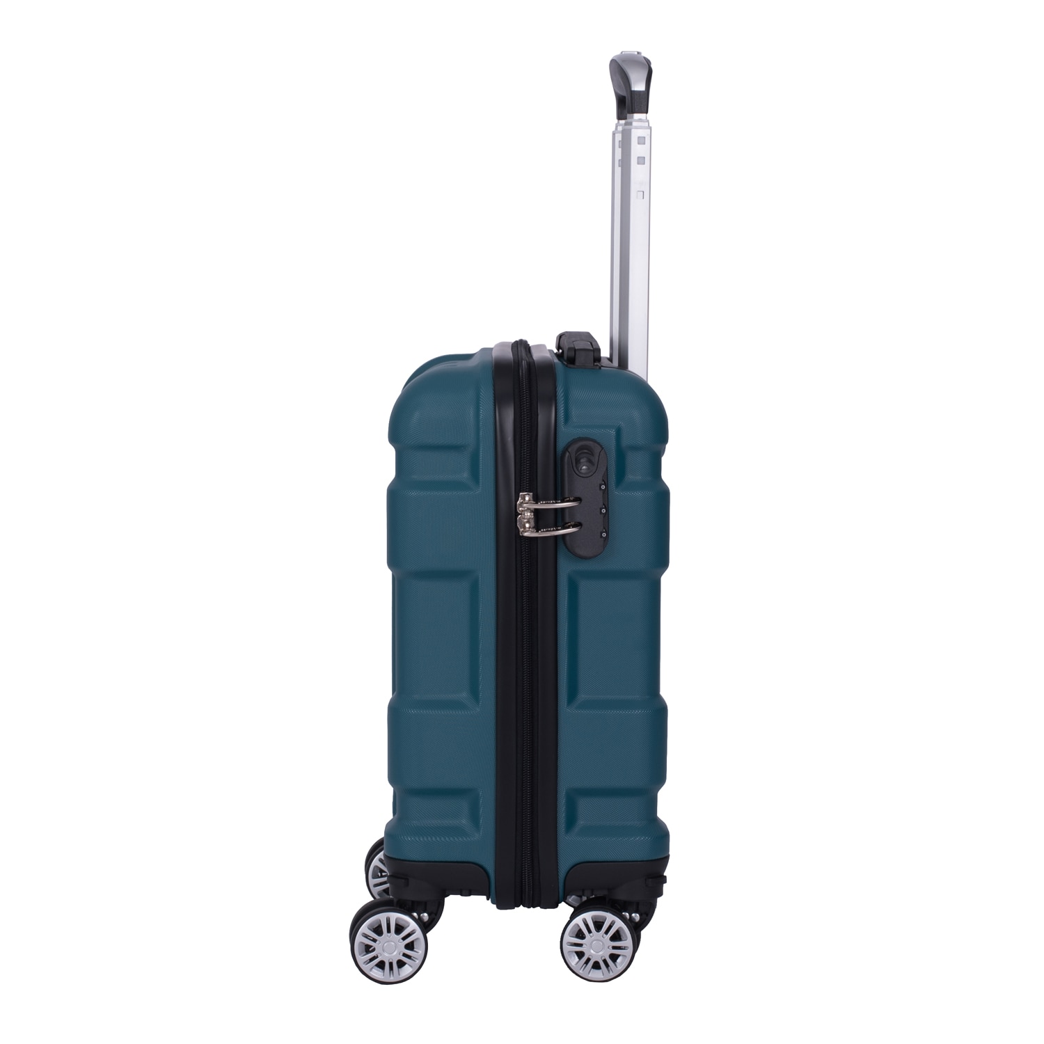 Troler cabina avion Wizz Air, 40x30x20 cm, 4 roti duble cu rotatie 360 ...