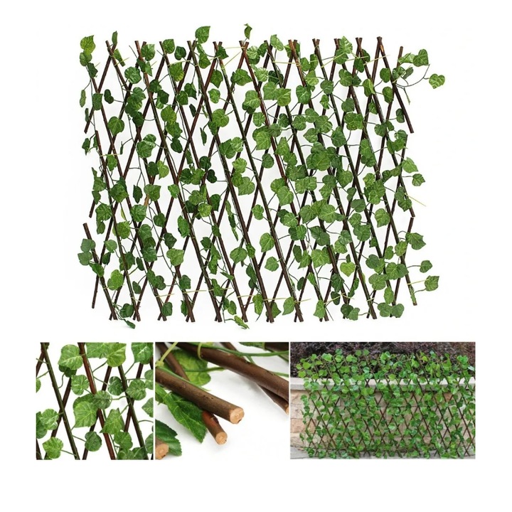 Gard decorativ AT PERFORMANCE, 200x100 cm, extensibil, balcon, curte ...