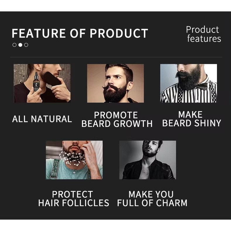 Ulei pentru stimularea cresteri parului, Barba, Hidratant, Anti ...