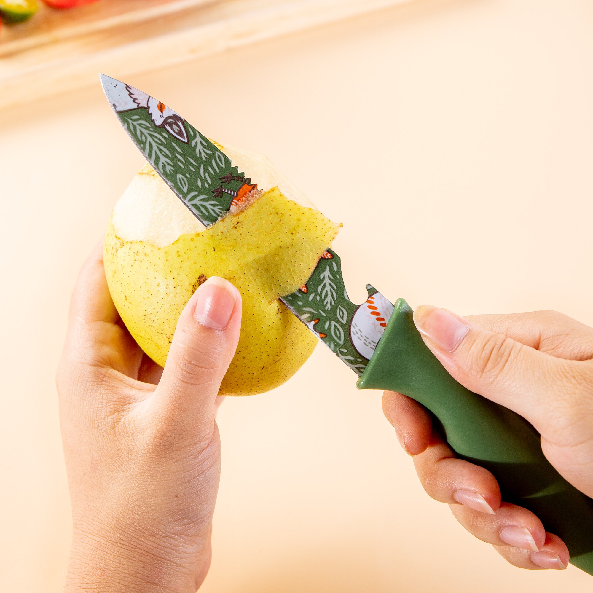 Set cutite, TJ POP, set de 3 cutite de bucatarie, set de cutite de ...