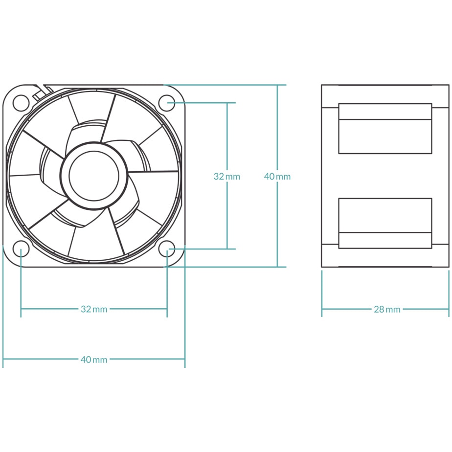 Ventilator ARCTIC S4028-6K, 40mm, Server fan - eMAG.ro