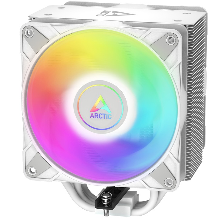 Cooler ARCTIC Freezer 36 A-RGB White, 120mm, Intel/ AMD, Alb - eMAG.ro