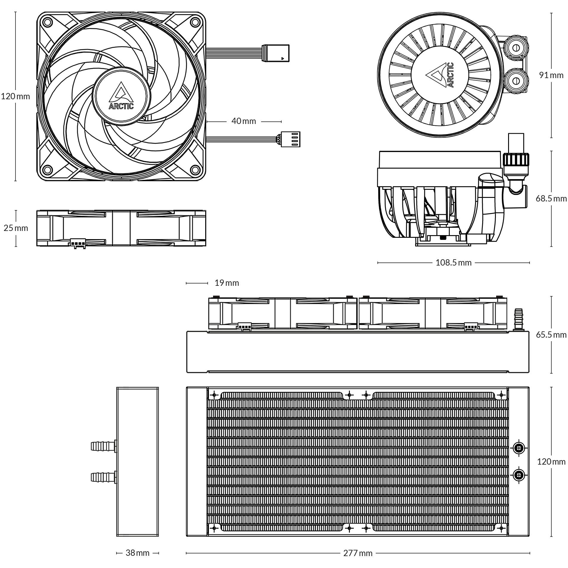 Cooler ARCTIC Liquid Freezer III 240 A-RGB, Racire cu lichid, AIO 240mm ...