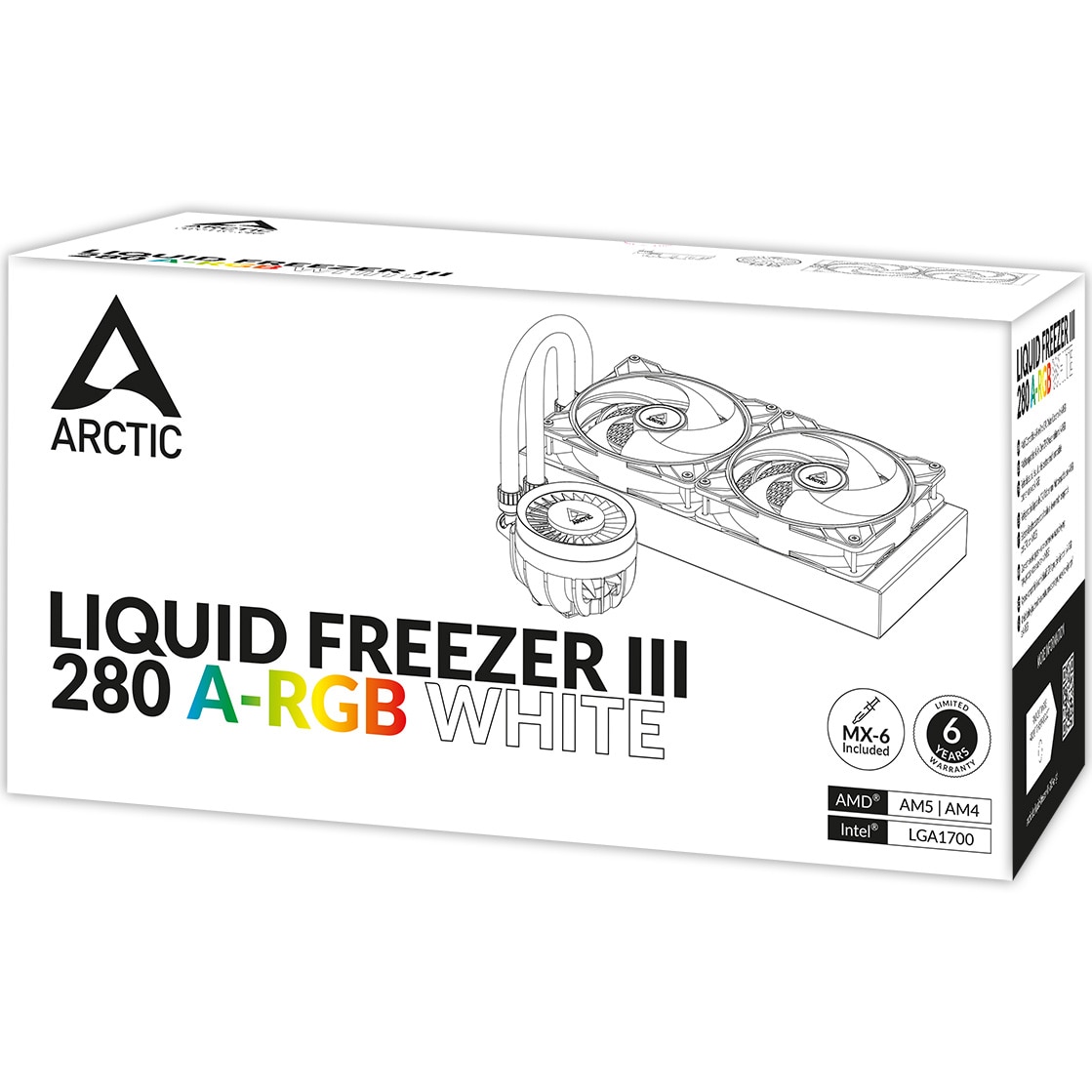 Cooler ARCTIC Liquid Freezer III 280 A-RGB, Racire cu lichid, AIO 280mm ...