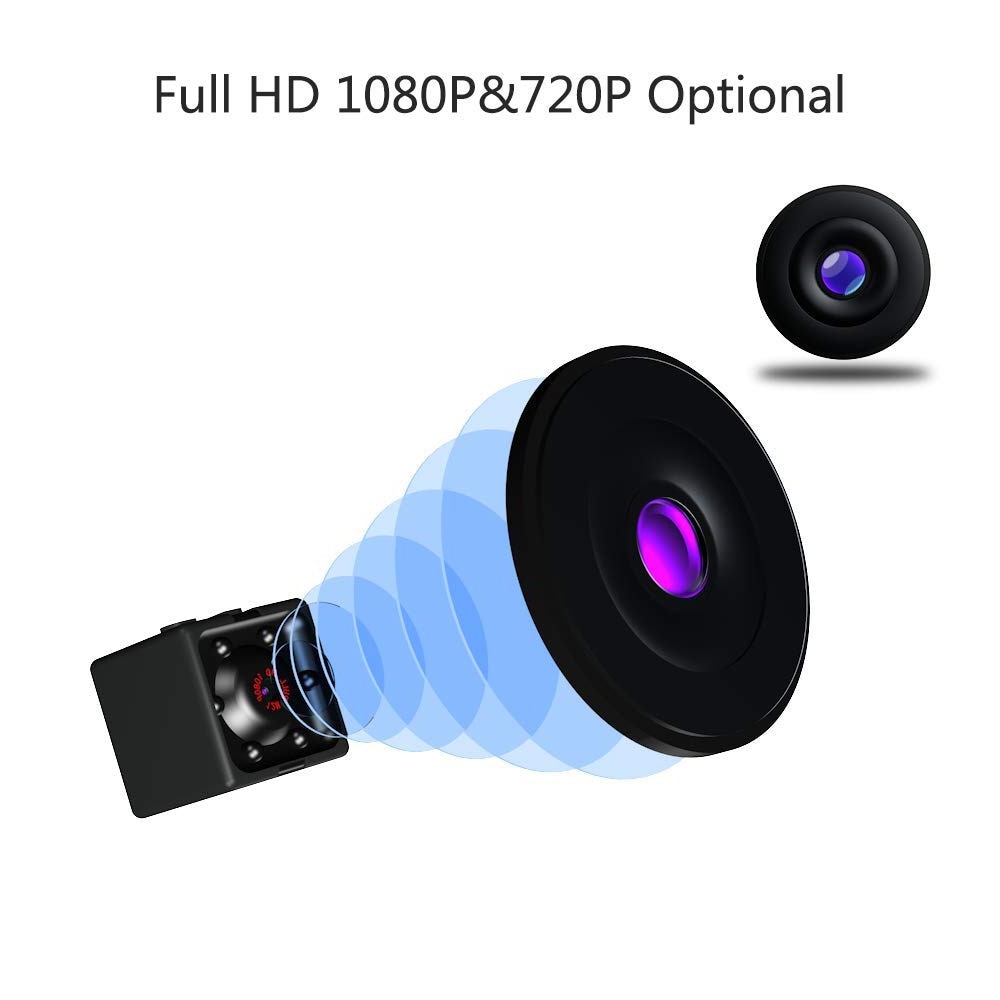 Camera de supraveghere mini ascunsa, Full HD 1080P, detectie miscare ...