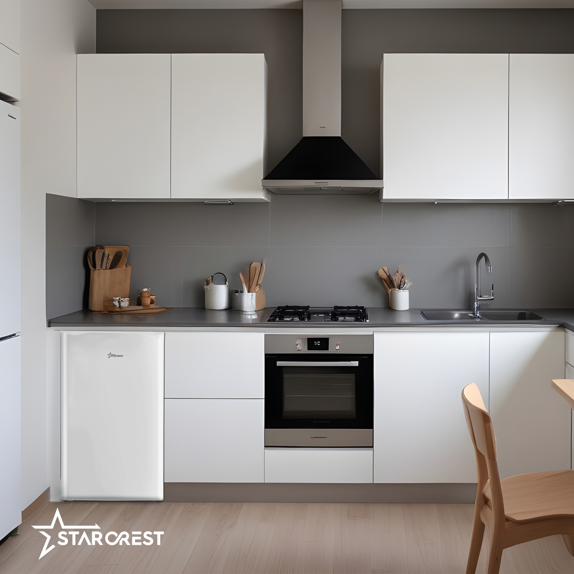 Frigider - Racitor cu o usa STARCREST SFL-92WHE, Clasa E, Capacitate ...