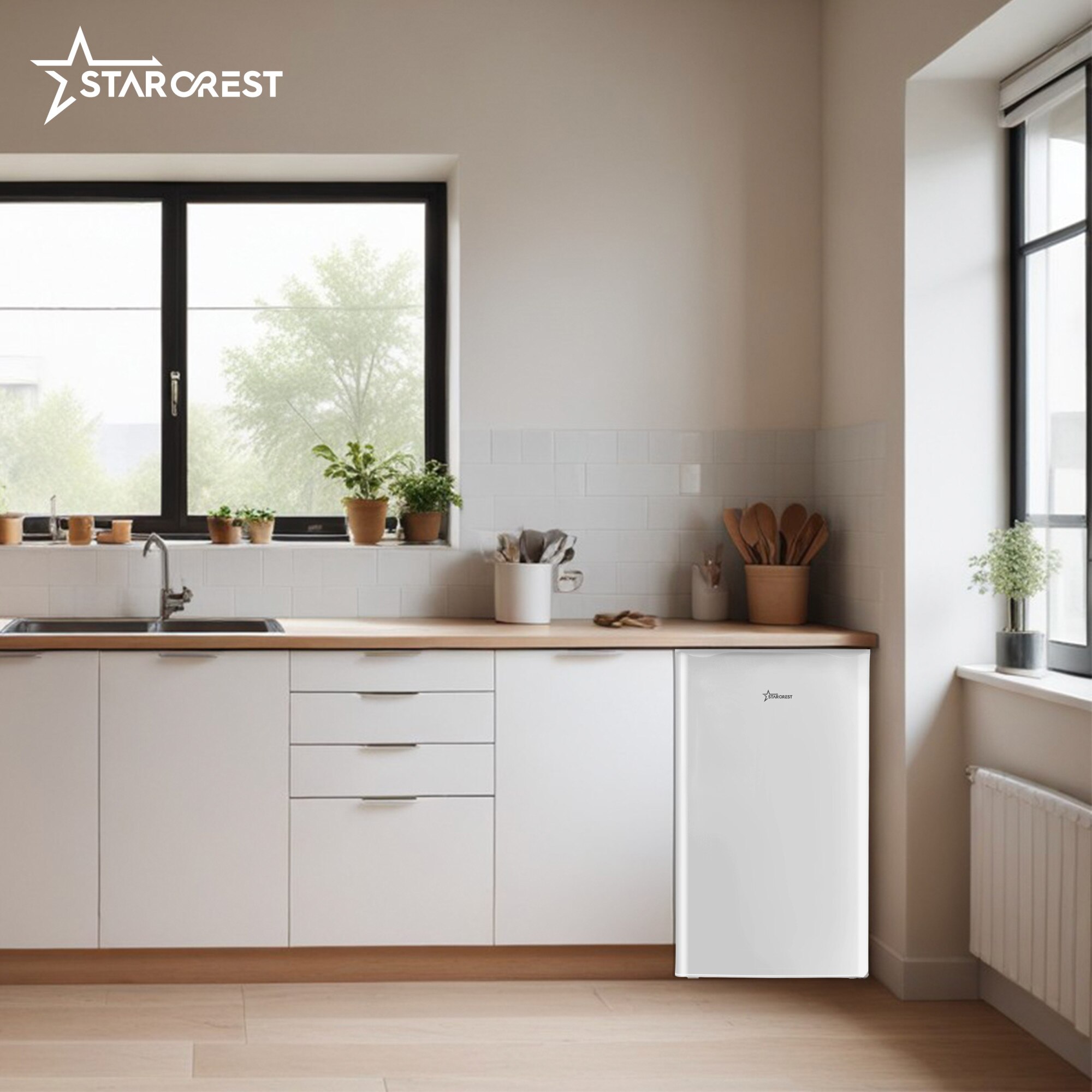 Frigider - Racitor cu o usa STARCREST SFL-92WHE, Clasa E, Capacitate ...