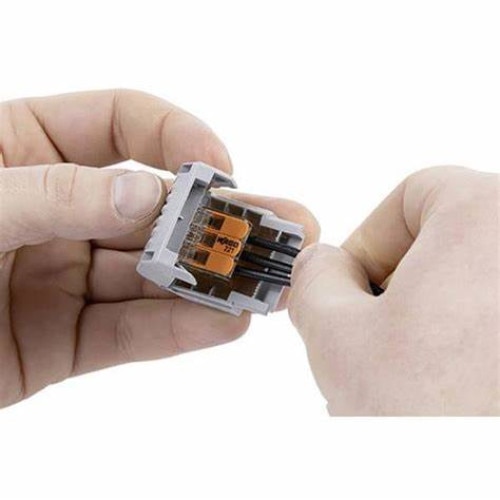 Cutie pentru derivatie cabluri WAGO GELBOX 3 poli pentru conectori ...