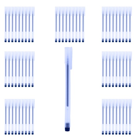 Set 70 pixuri pen, Soft Feel Grip, Scriere neteda si uscare rapida, cu ...