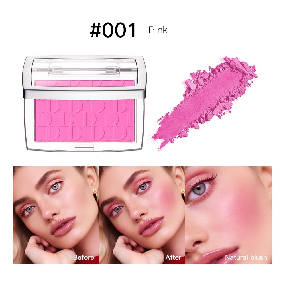 Paleta blush, Ibcccndc, textura cremoasa, rezistenta la apa, roz inchis ...