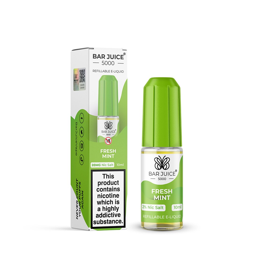 Lichid Tigara Electronica, Bar Juice 5000 - Fresh Mint, 20mg, 10ml - eMAG.ro