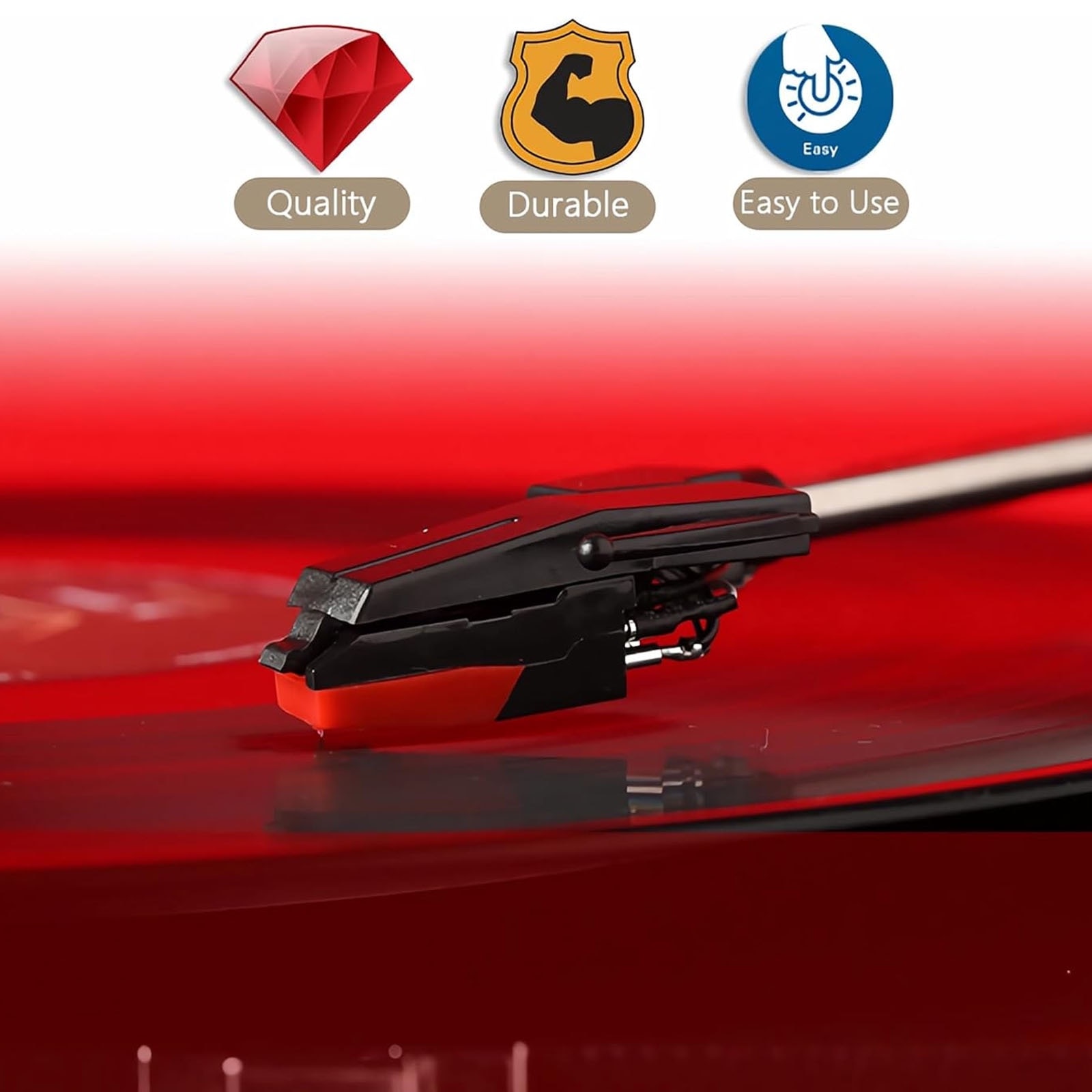 Set de 4 capuri de redare si 1 cartus cu ac stylus, Universal, Axroad ...