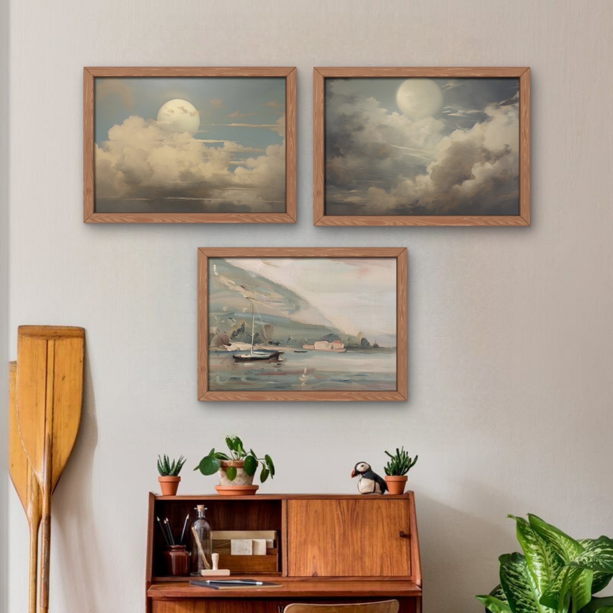 Set postere minimaliste pentru tablouri, fara rama, print pe hartie ...