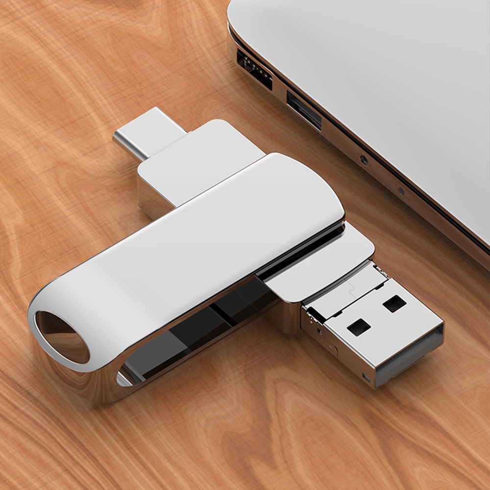 USB stick 3.0, Redkid®, Flash Drive 4 in 1, pentru telefon, tableta ...