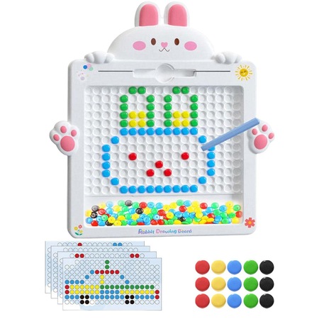 Tabla de desen mozaic magnetic educationala pentru copii, MorFansi®, cu ...