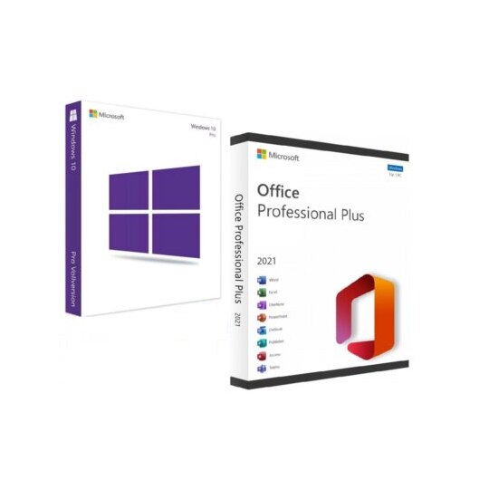 Pachet Windows 10 Pro + Office 2021 Professional Plus - eMAG.ro