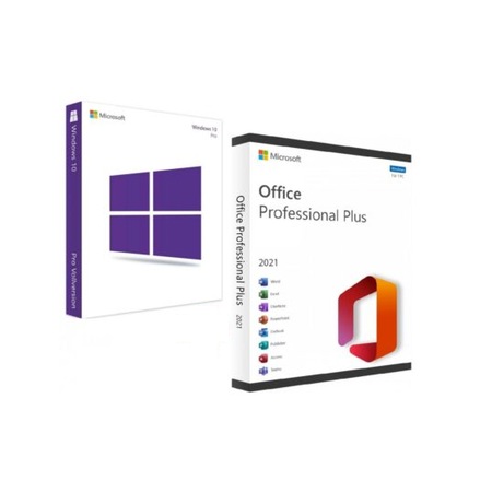 Pachet Windows 10 Pro + Office 2021 Professional Plus - eMAG.ro