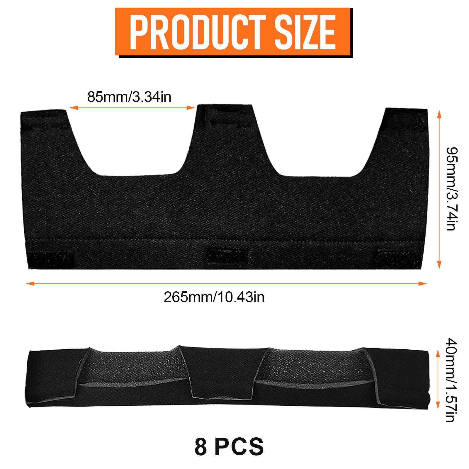 Set 8 benzi absorbante pentru transpiratie gxwcyi, burete cu spuma, 24 ...
