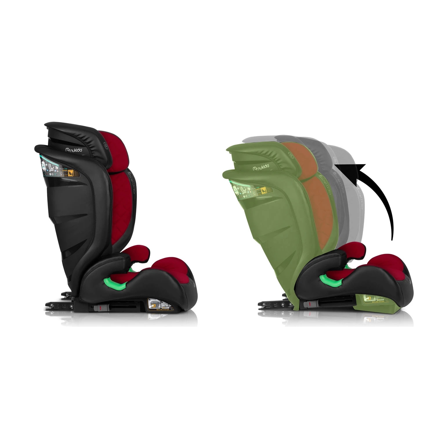 Autósülés, levehető, mosható kárpit, ISOFIX rendszer, 12 fokozatú ...